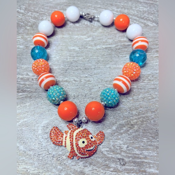 Accessories | Disney Nemo Chunky Necklace | Poshmark